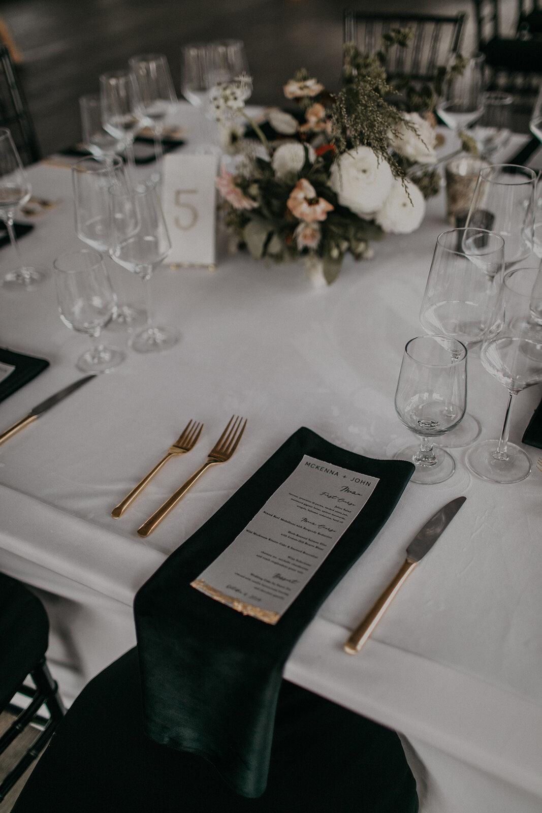 Moody & Modern Dinner Party Wedding // Richmond, VA // McKenna + John ...